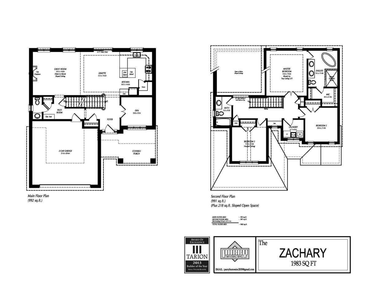 The Zachary House Plan | Parry Homes, Inc.